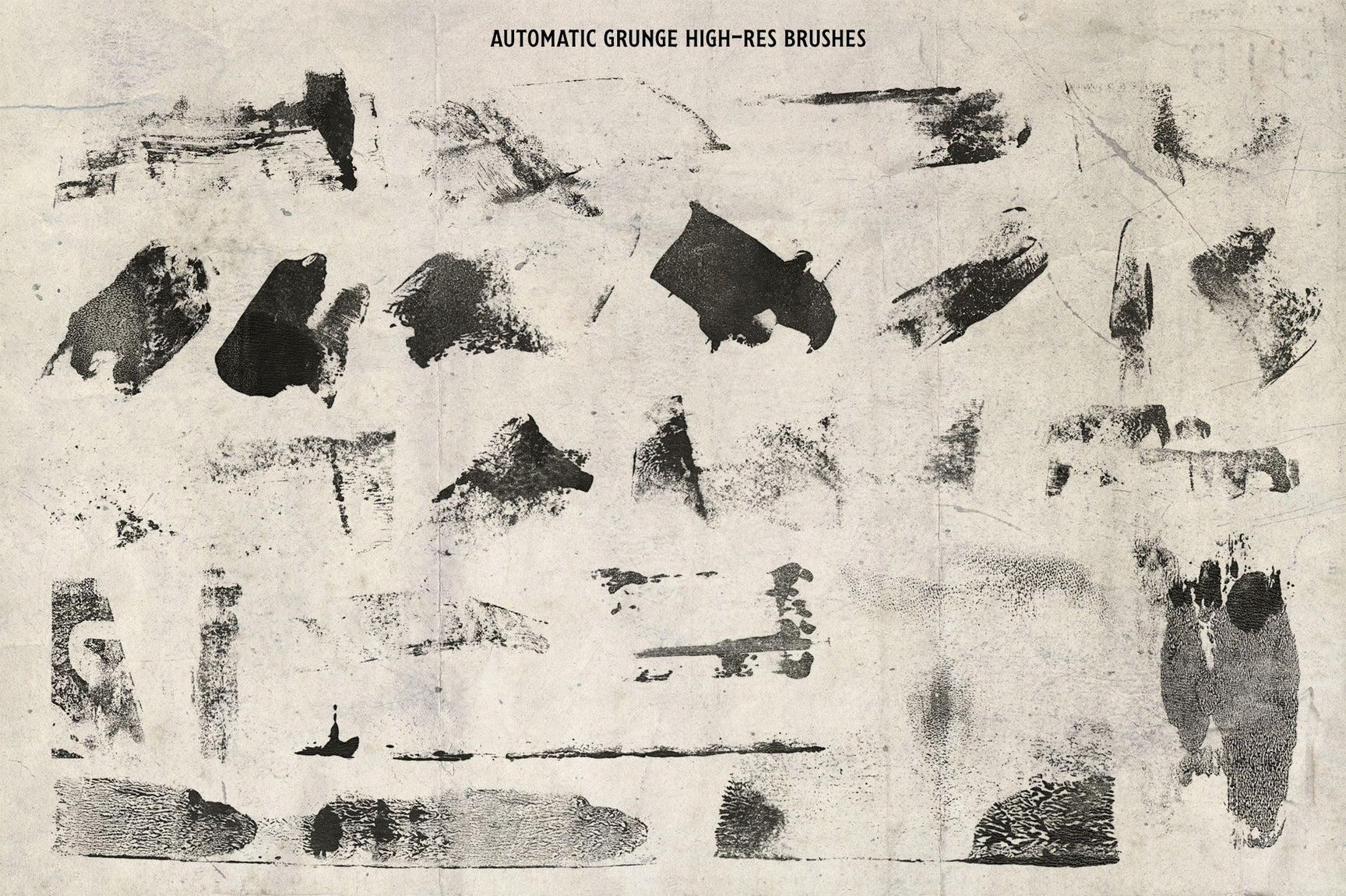 Automatic Grunge – Misprinted Type